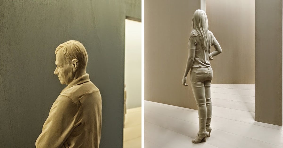 Las esculturas de madera de Peter Demetz son increíblemente realistas
