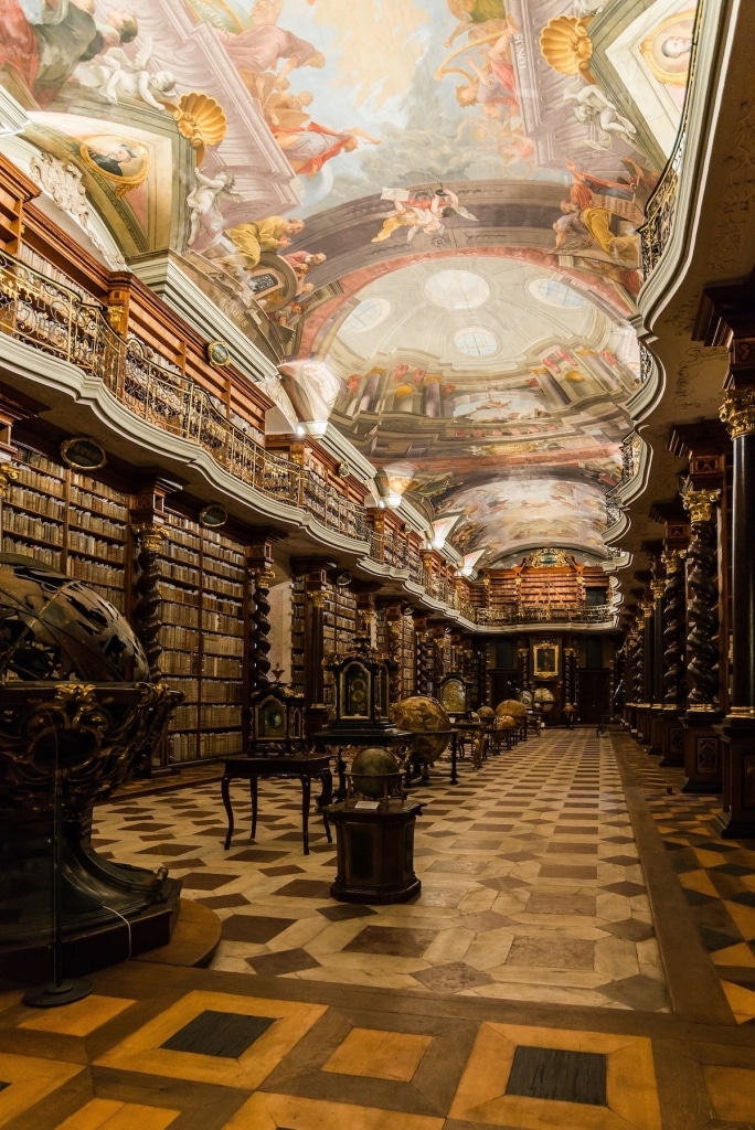 Grandiose Baroque Library in Prague Is a Stunning Kingdom for Books