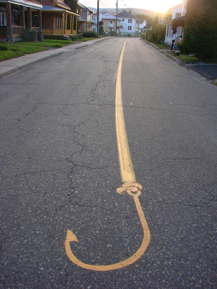 Artist Playfully Transforms Street Markings Into Works of Art | My ...