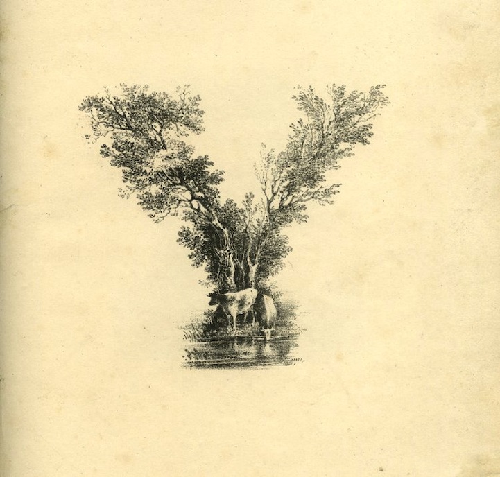 Detailed Landscapes Form an Elegant 19th-Century Alphabet | My Modern Met