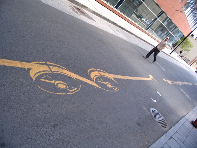Artist Playfully Transforms Street Markings Into Works of Art | My ...