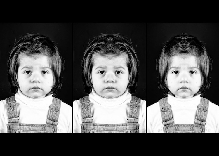 Asymmetrical Faces Revealed Through Mirrored Composites