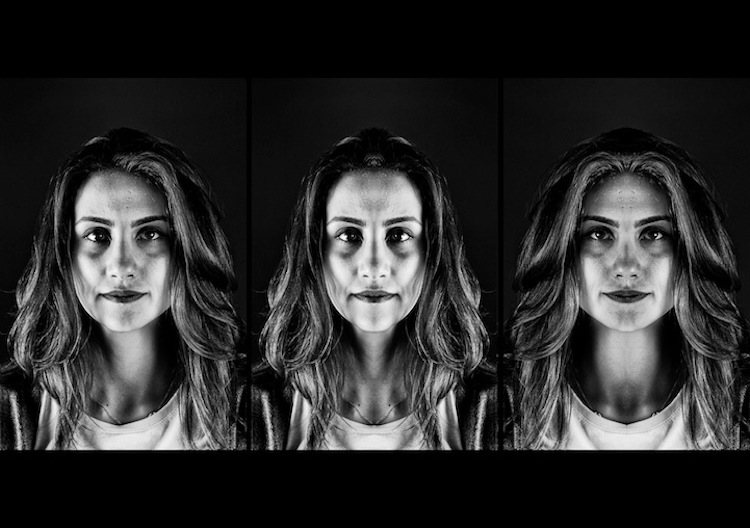 Asymmetrical Faces Revealed Through Mirrored Composites | My Modern Met