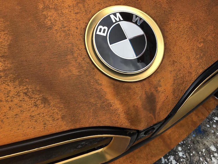 BMW Customized to Look Like a Post-Apocalyptic Car Covered in Rust | My ...
