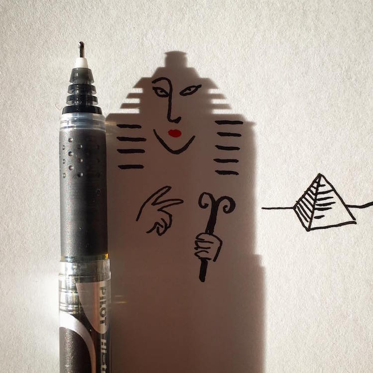 Vincent Bal Turns the Shadows Everyday Objects Into Playful Doodles