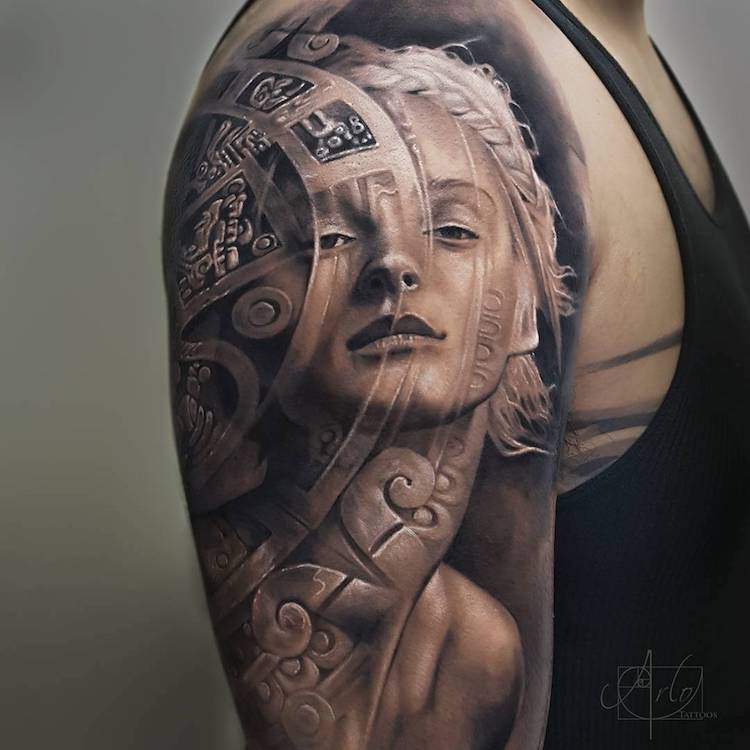 Artist Creates Surreal 3D Tattoos With Incredible Depth and Definition ...