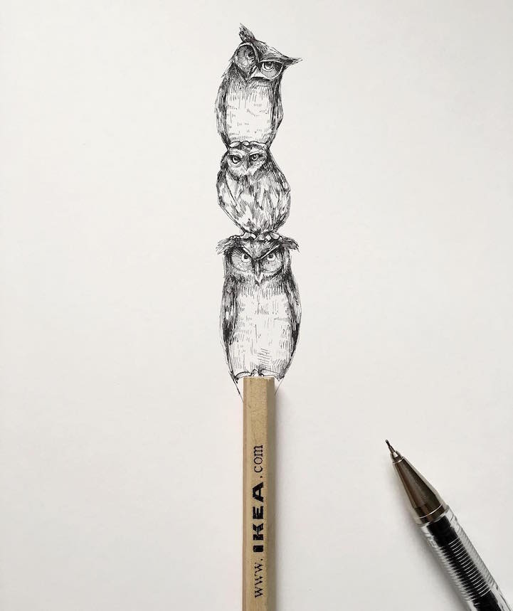 Intricate Pen Drawings Interweave Elements of the Natural World | My ...