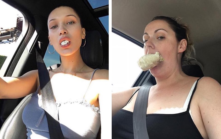 Woman Continues to Hilariously Parody Celebrities’ Bizarre Poses | My ...