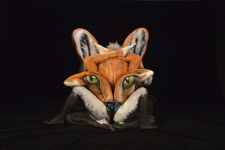 Extreme Body Painting Turns Humans into Animals | My Modern Met