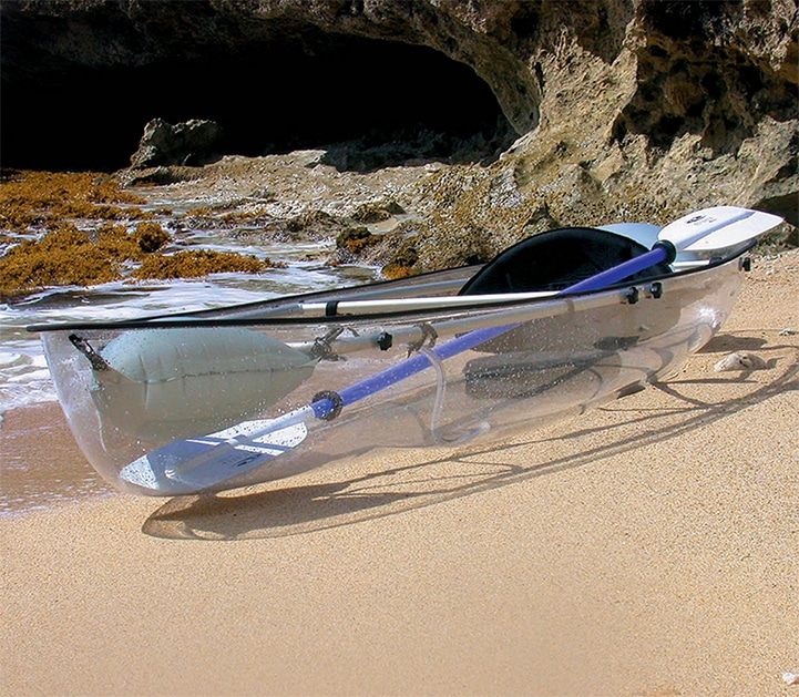 Transparent Canoe Offers Incredible Views of the Ocean Below | My ...