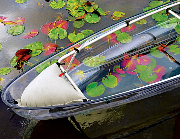 Transparent Canoe Offers Incredible Views of the Ocean Below | My ...