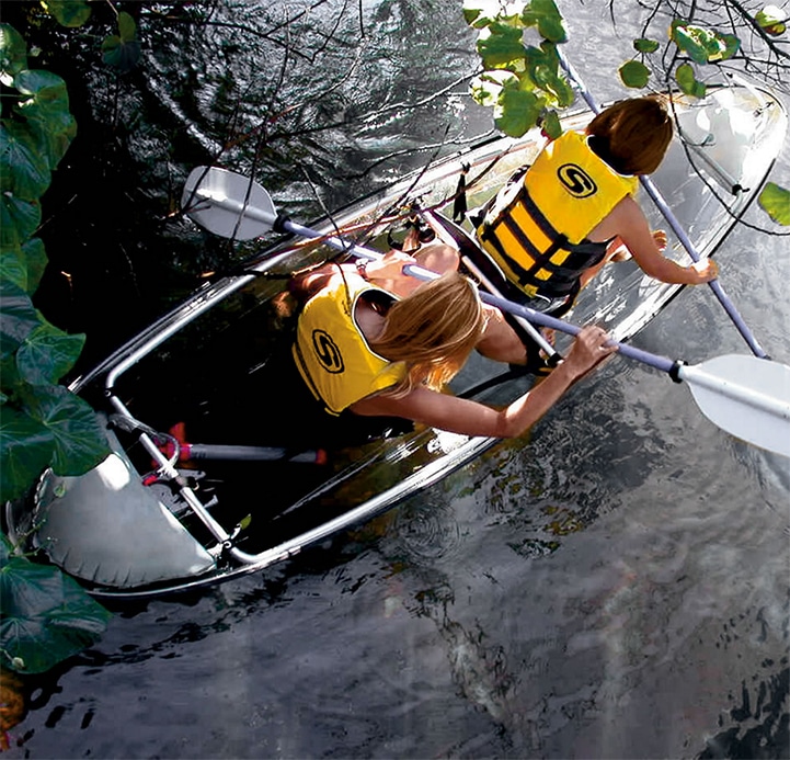 Transparent Canoe Offers Incredible Views of the Ocean Below | My ...