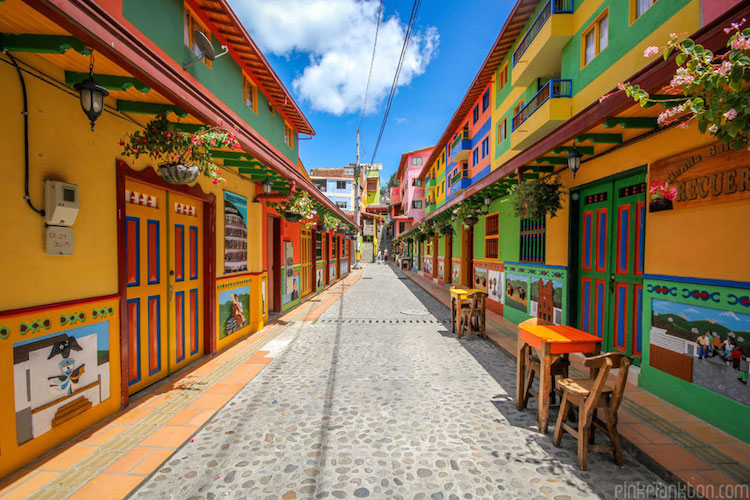 Traveling Photographer Stumbles Upon the Most Cheerfully Colorful Town ...