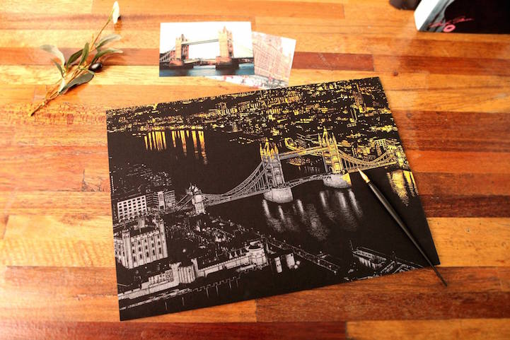 Cityscape Scratch Art is the Latest Hot Trend in South Korea | My ...