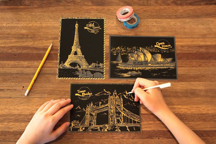 Cityscape Scratch Art is the Latest Hot Trend in South Korea | My ...