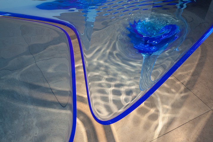 Zaha Hadid’s “Liquid Glacial” Furniture Mimics Rippling Water Frozen in ...