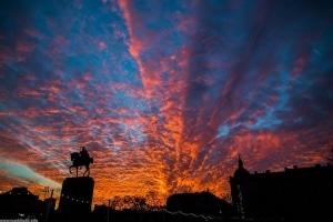 Zagreb, Croatia's Capital City, is Graced with Stunning Sunset