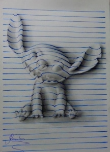 Amazing Drawings Appear to Pop off the Page in 3D