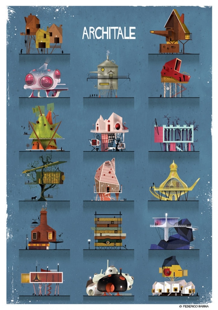 Illustrations of Fantastical Homes for Beloved Fairy Tale Characters ...