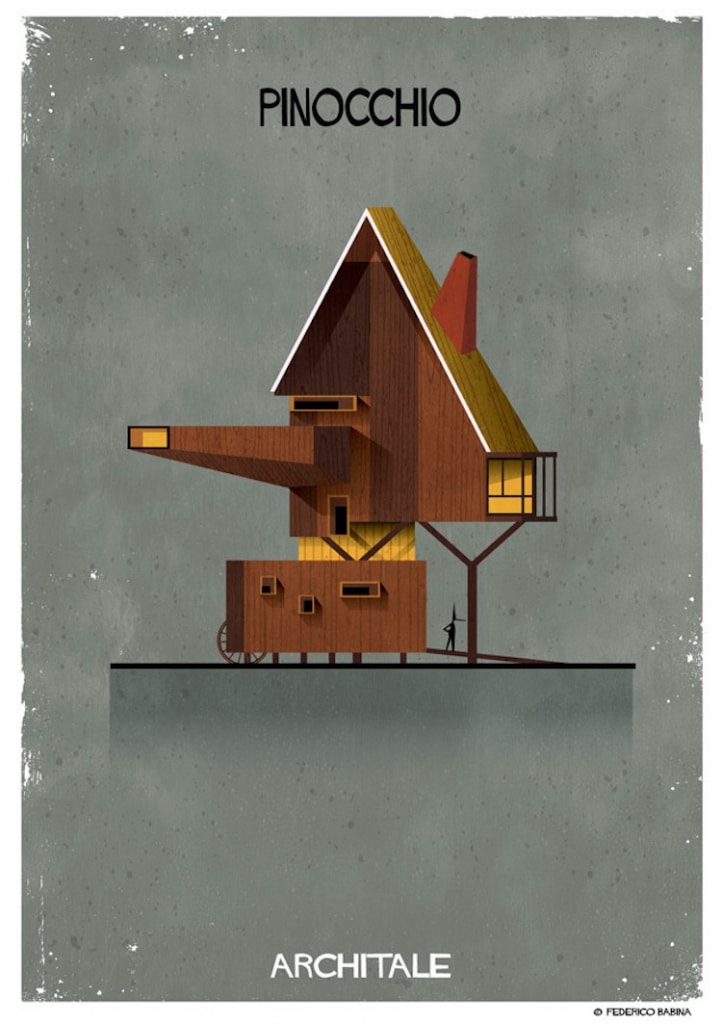 Illustrations of Fantastical Homes for Beloved Fairy Tale Characters ...