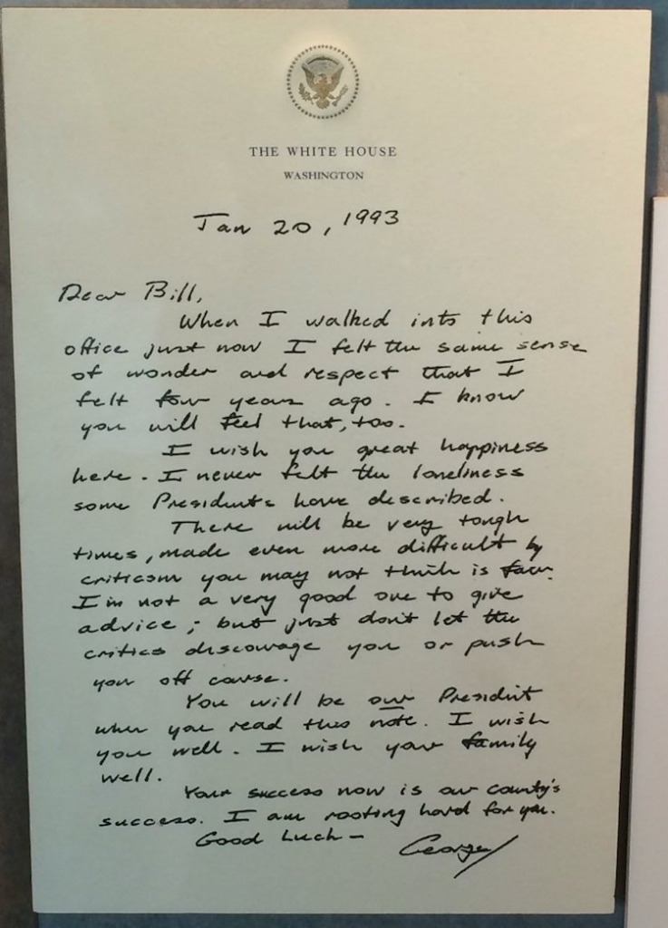 Encouraging Letters Written by Outgoing U.S. Presidents to Incoming ...