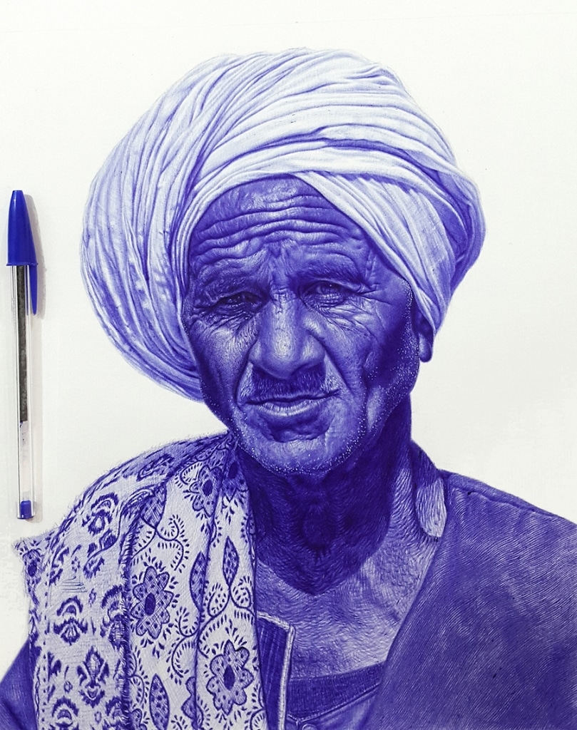 20+ Unbelievable Photorealistic Portraits Drawn with a Ballpoint Pen ...