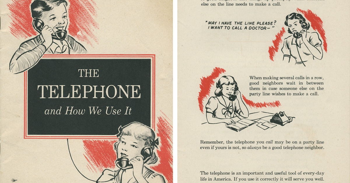 Break Out Your Vintage Rotary Phone With This 1950s Manual