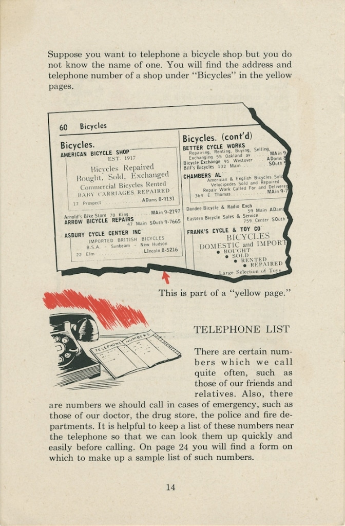 Vintage Booklet Teaches People How to Use a Telephone | My Modern Met