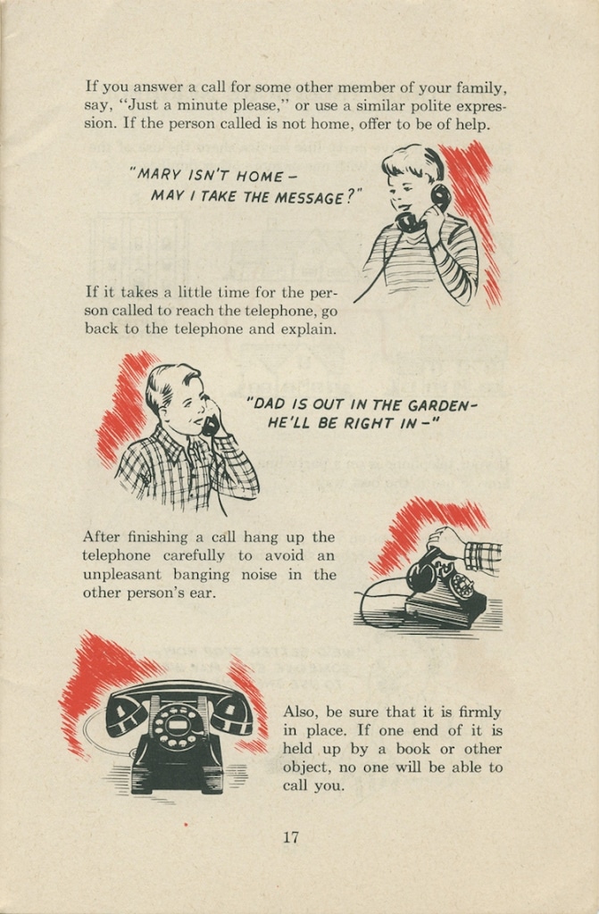Break Out Your Vintage Rotary Phone With This 1950s Manual