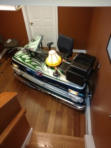 Old Truck Given New Life as One of the Most Creative Desk DIYs