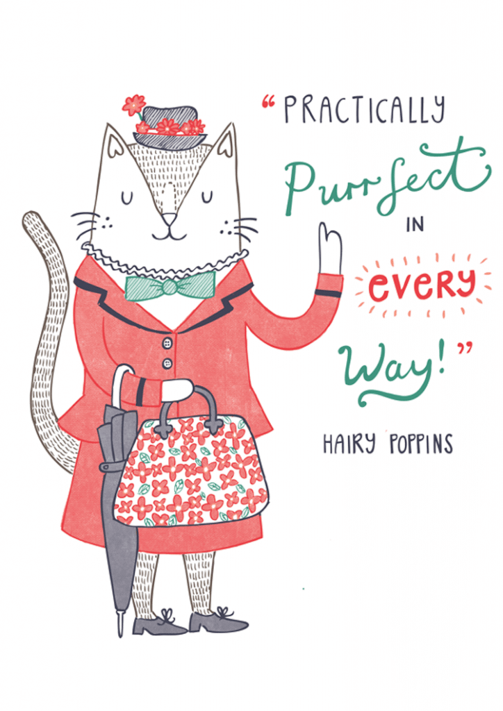 Charming Cat Puns Imagine Friendly Felines as Pop Culture Icons