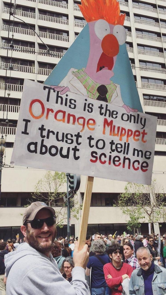 30+ Creatively Nerdy Protest Signs From the Global March for Science ...