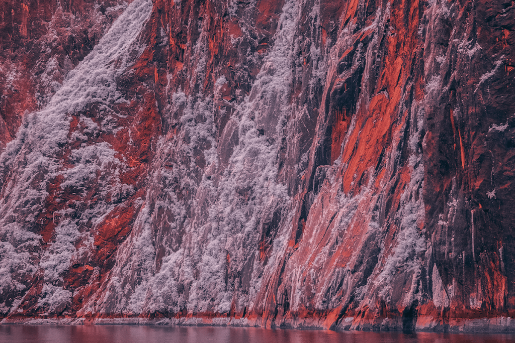Otherworldly Infrared Photography Transforms Alaskan Fjord into Another ...