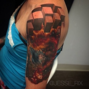 Optical Illusion Tattoos Trick the Eye By Revealing Images Under the Skin