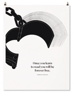 Literary Art Prints and Book Posters Feature Illustrated Book Quotes
