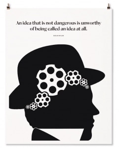Literary Art Prints and Book Posters Feature Illustrated Book Quotes