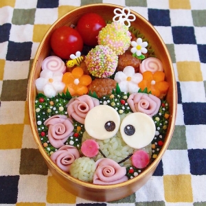 Bento Box Art Inspired by Colorful Pop Culture Characters