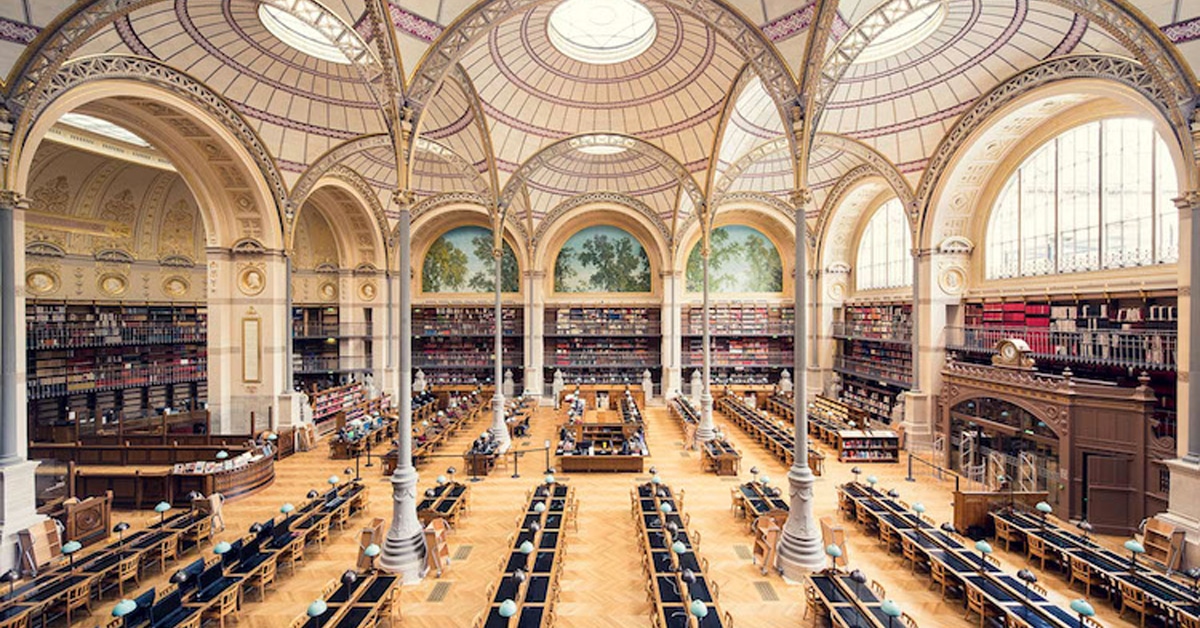 Library Photos Showcase the Institutions' Interiors and Architecture