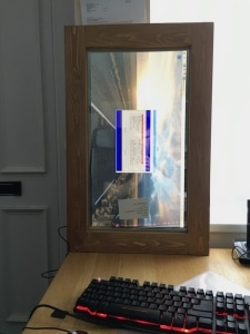 Man Creates DIY Magic Mirror That Displays Helpful Information