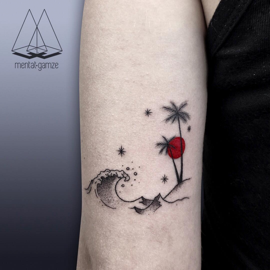 Artist Puts a Single Red Dot in Every Tattoo to Symbolize Hope and ...