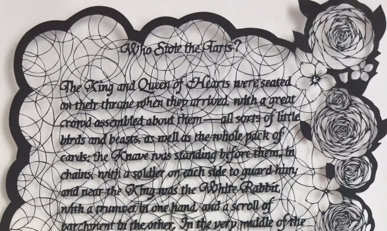 Intricate Japanese Paper Cutting Art is a Stunning Homage to Literature