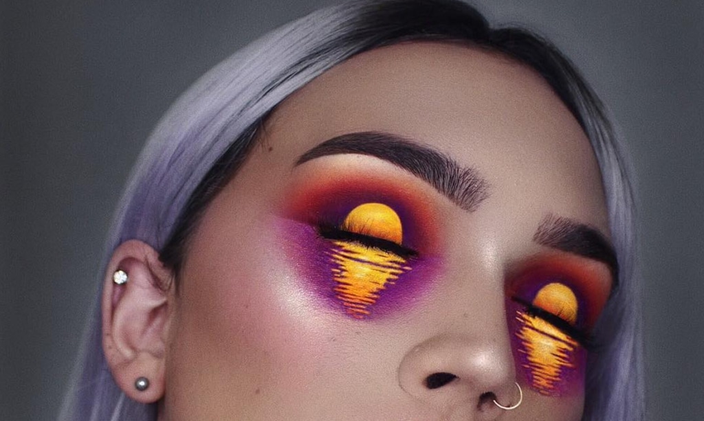 Stunning Eye Makeup Art Transforms Eyes into Two Shimmering Lakes