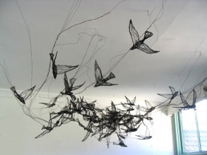 Wire Sculpture Inspired by Calder Puts Contemporary Spin on Wire Art