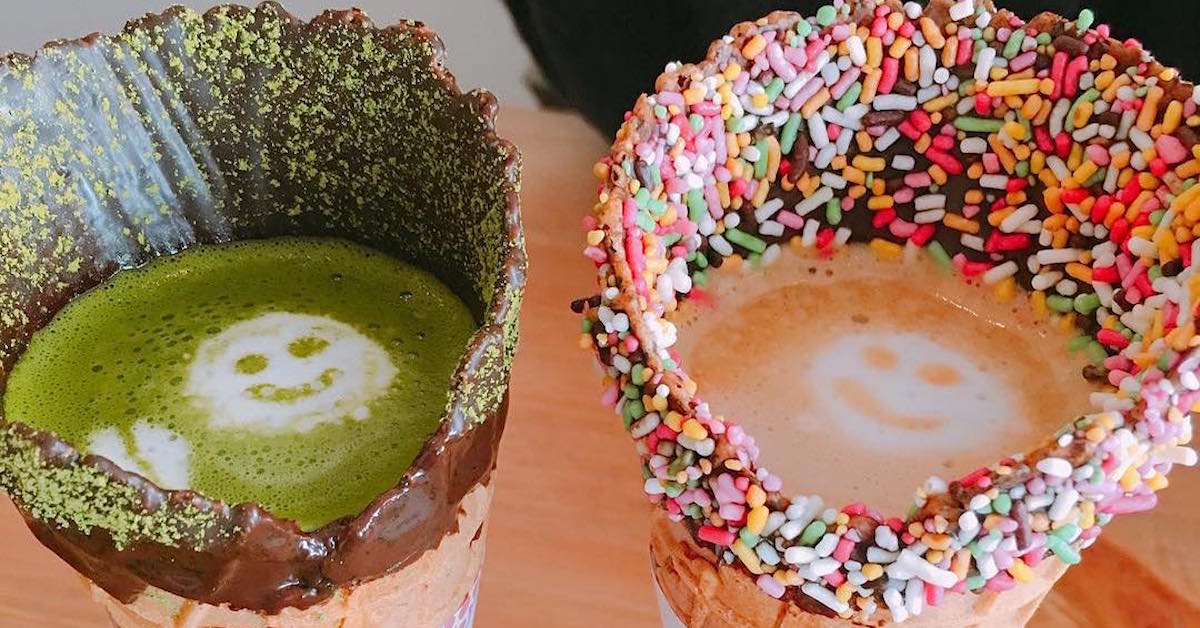 Coffee in a Cone Trend Popularized by Coffee Cone Cafe in Tokyo