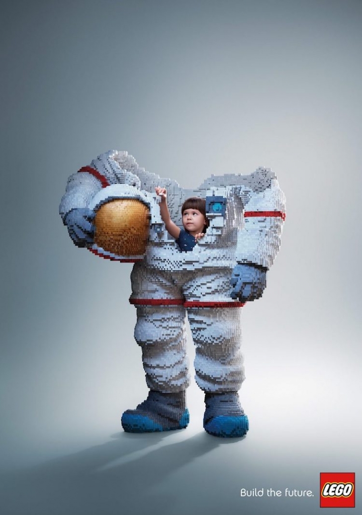 Clever LEGO Ad by Ogilvy Bangkok Encourage Kids to Build the Future