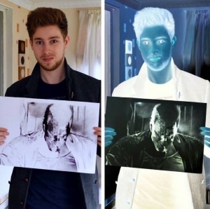 Artist Creates “Negative Drawings” That Come to Life When Colors Are ...