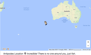Interactive Antipodes Map Shows the Exact Opposite Side of the World