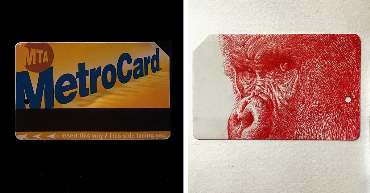 Artists are Transforming Old NYC MetroCards into Miniature Paintings