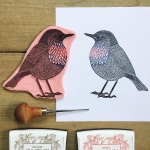 Artist Creates Intricate Custom Art Rubber Stamps Inspired by Nature