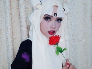 Woman Uses Her Hijab to Capture the Essence of Anime Cosplay